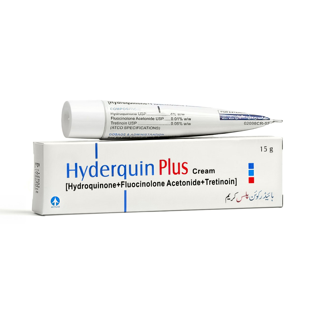HYDERQUIN PLUS CREAM ( HYDROQUINONE USP + FLUOCINOLONE ACETONDIE USP ...